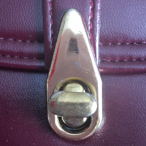 Bags | Vintage Excellent Classic Maroon Purse | Poshmark